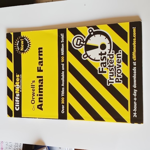 Cliff Notes Inc | Other | Cliffsnotes For George Orwells Animal Farm ...